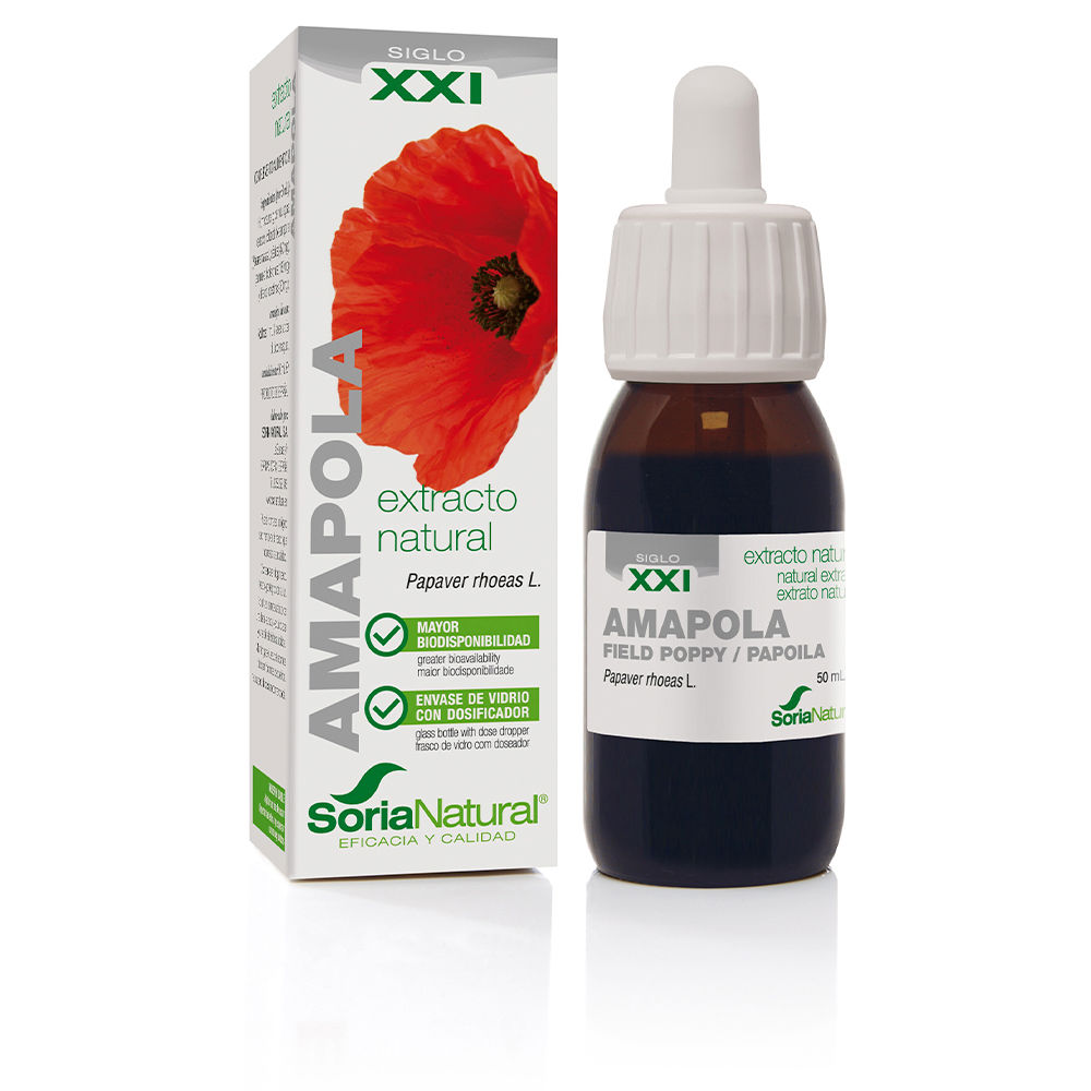SORIA NATURAL : Poppy Extract 50 Ml - UrbanAwan